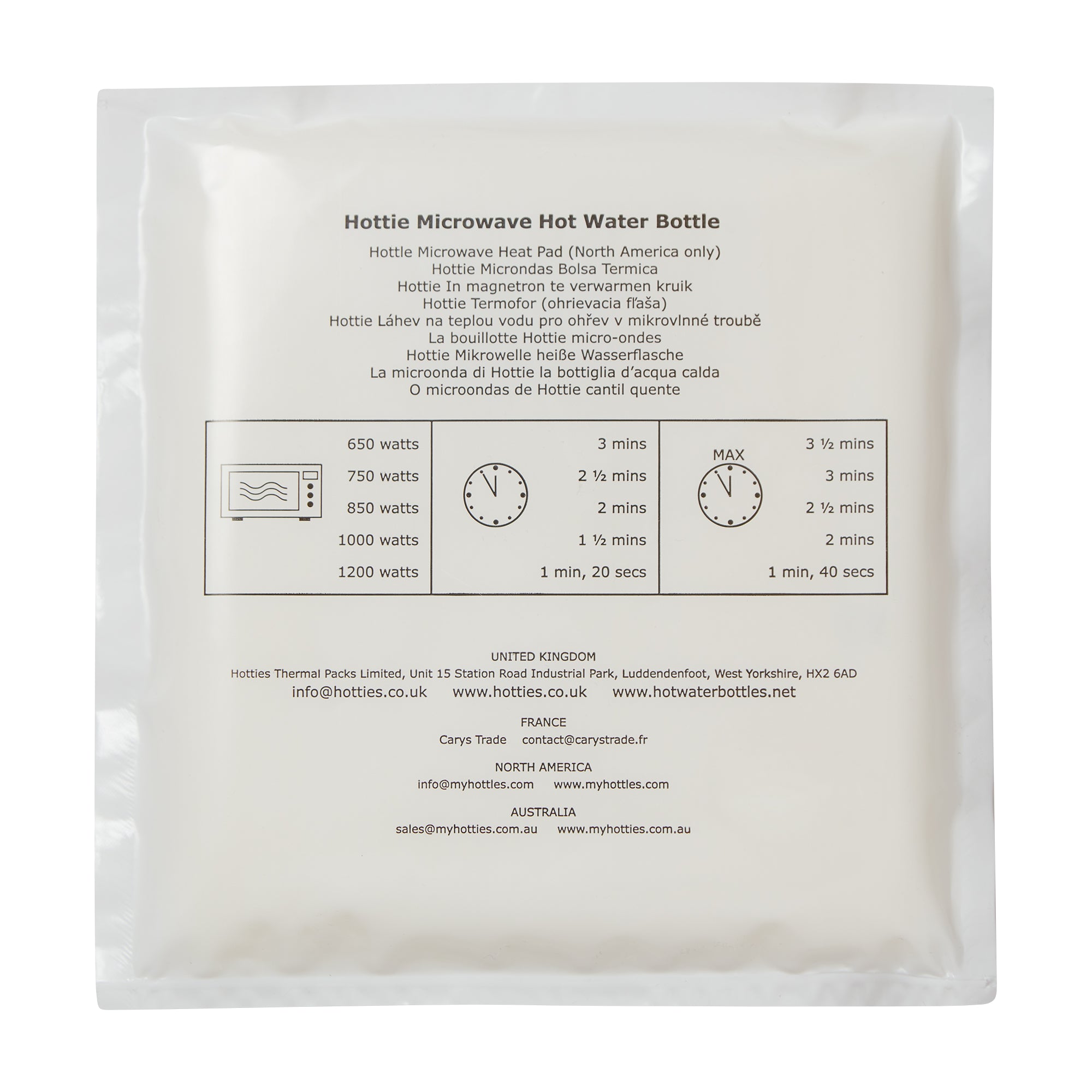 All products - Hotties Thermal Packs